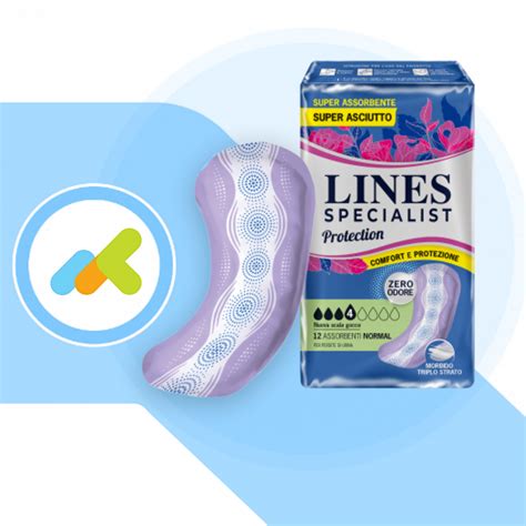 Assorbenti Femminili Lines Specialist Protection Normal Comfort