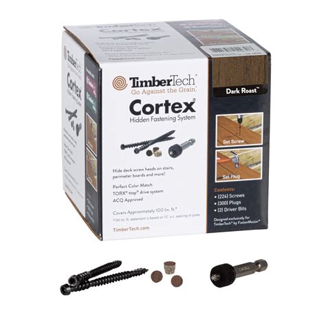 Timbertech Cortex Plug System The Deck Supply