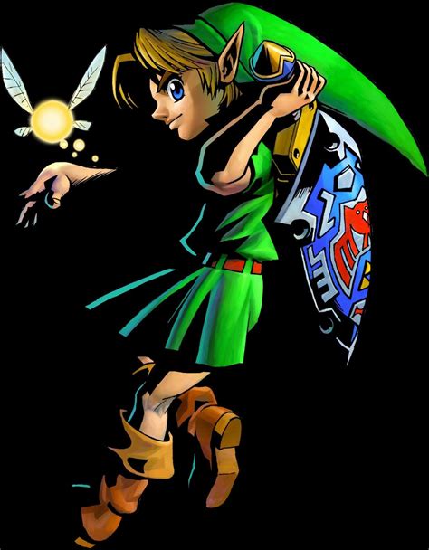 The Legend Of Zelda Majoras Mask Link Official Art Render 2 Link
