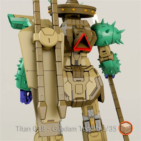 🤖 Titan 018 135 Aka Tequila Gundam・ 3d File For 3d Printing・cults