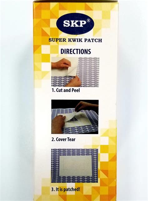Super Kwik Patch Emergency Repair Kit 6″ X 5′ Skp303 White Iloca