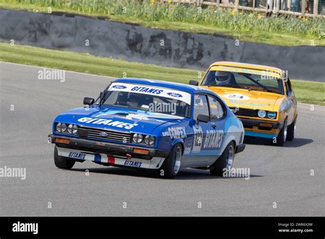 Jake Hill In The 1980 Ford Capri Iii 3 0s During The Gordon Spice