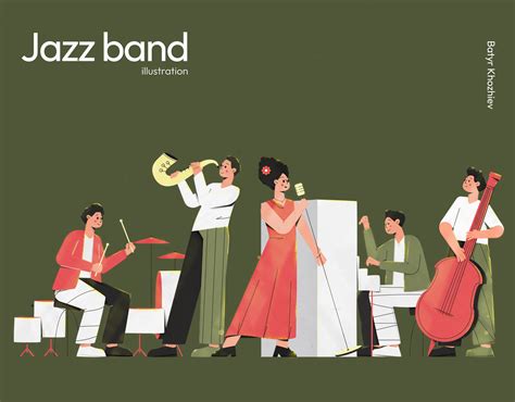 Jazz Band Illustration On Behance