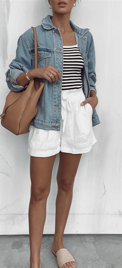 Spring Shorts Outfits 2025 Chic Ways To Style Denim And Tailored Shorts