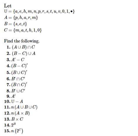 Solved Let U A E H M N P R S T U V A Chegg