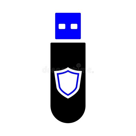 Usb Security Icon Stock Vector Illustration Of Bangladesh 284063418