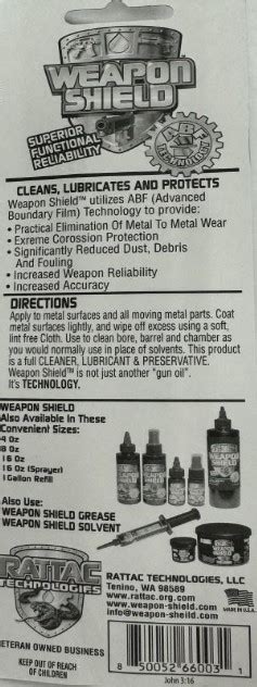 Weapon Shield Oiler Pen Weapon Shield 14 Oz Refillable Oiler Pen