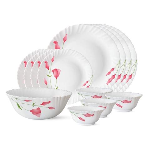 Borosil White Opalware Dinner Set 13 Pieces At ₹ 1139set Dinner Sets In Durgapur Id