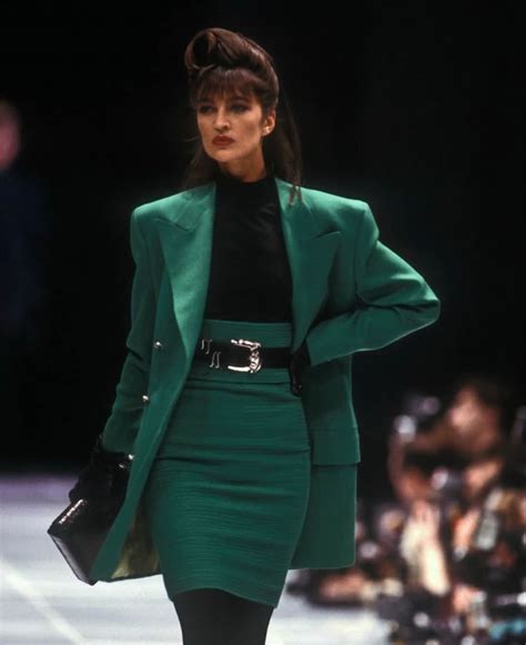 Throwback To Shoulder Pads Looks Like This Contrast Power Suit Is From