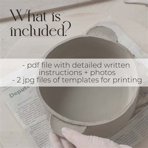 Circle Baking Dish Template Ceramics Tools Slab Building Oven Dish Easy Diy Ceramic Dish Pottery