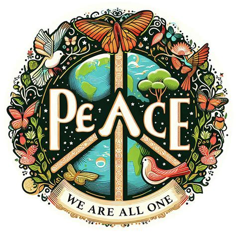 Peace We Are All One Digital Art By Kim Seng Pixels Merch