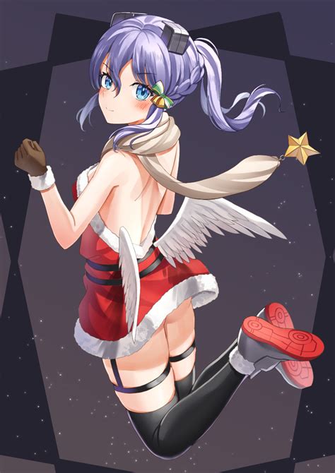 Mayura Lucadia Langley Kancolle Kantai Collection 1girl Black