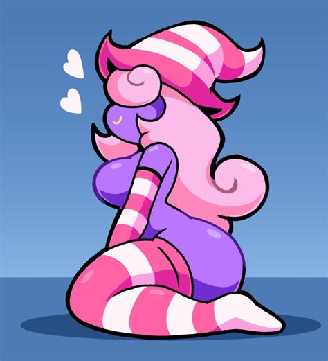 Rule 34 Breasts Gloves Hat Leggings Mario Series Paper Mario Paper