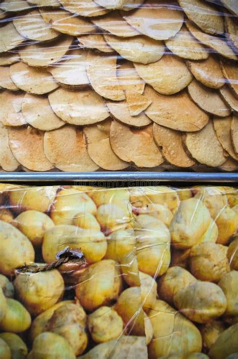 Potato Chips Inside A Polyethene Bags Stock Image Image Of Vegetable
