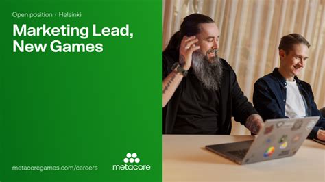 marketing lead new games open position at metacore metacore