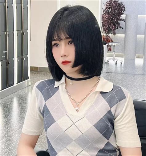 公主切只适合长发？ 短发公主切也很nice日式刘海 美发站