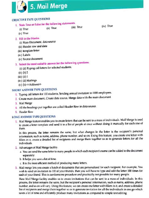 Digital Documentation Mail Merge Download Free Pdf Computer