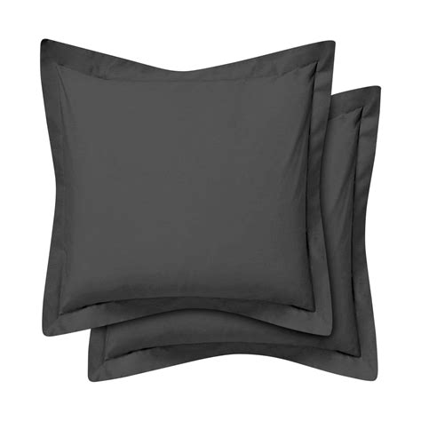 Cotton Metrics Heavy Quality European Square Pillow Shams 800tc 100