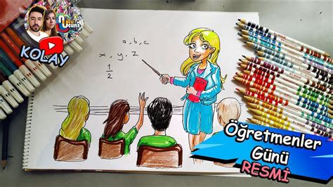 ÖĞretmenler GÜnÜ Resmİ Çİzİmİ Kolay Resmi Çizim Öğretmenler