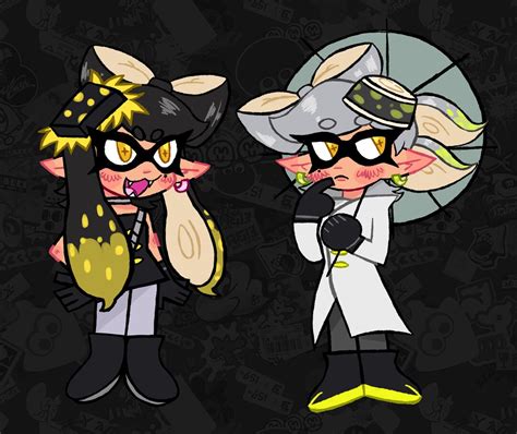Splatoon Squid Sister Stickers Etsy
