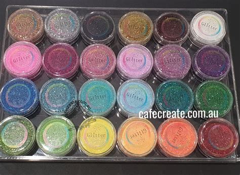 Mini Ultra Fine Glitter Sampler Set Cafe Create