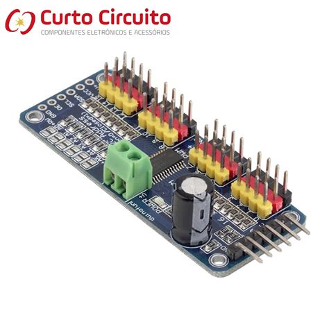 Módulo I2c Para Servo Motor Pca9685 16 Canais Shopee Brasil
