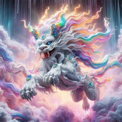 麒麟mythical Beasts Qilin In 2024 Mystique Art Dandd