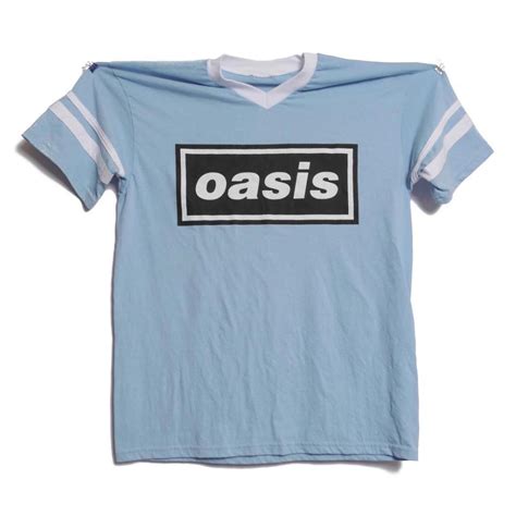 Oasis Band Logo Soccer Football Jersey Ringer Tee Depop