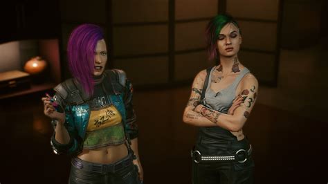 V Tried Explaining To Judy That She Was More Useful As A Netrunner Than As Hustle But Judy