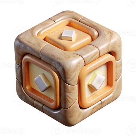 Extraordinary Traditional Rotating Cube With Code Cutout Element Detailed 57856817 Png