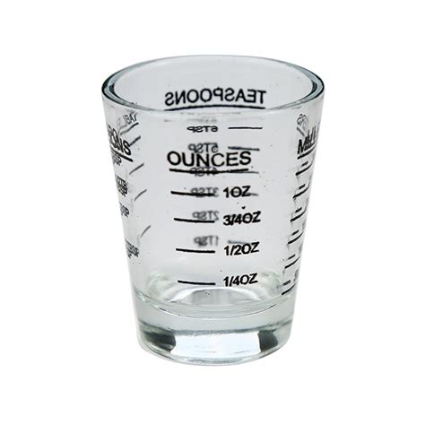 Eeasemx Vaso Medidor De Vidrio De 30 Ml Vaso Para Espresso Vaso De