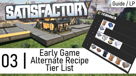 Satisfactory Tier List De Recetas Alternativas Citygame