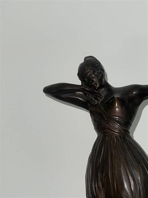 Bruno Zach Austrian 1891 1945 Bronze Sculpture Of A Female Dancer For Sale At 1stdibs