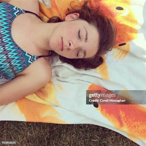Teenager In Swimsuit Towel Photos And Premium High Res Pictures Getty