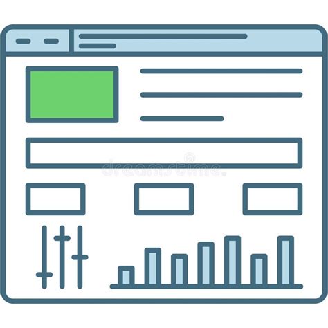 Online Analytics Icon Business Web Analysis Vector Stock Vector