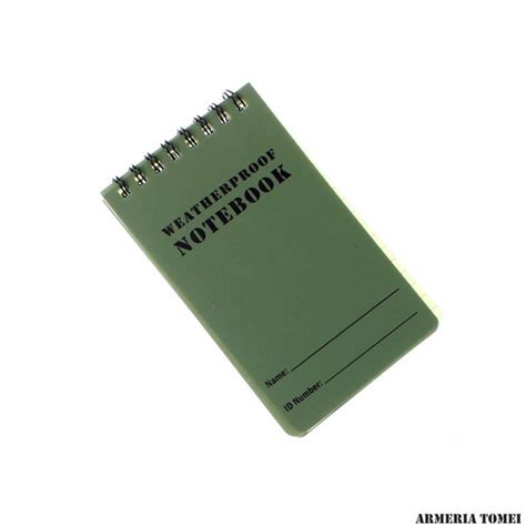 Sbb Block Notes Impermeabile Large Armeria Tomei