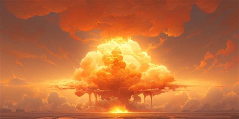 Premium Ai Image An Image Of A Nuclear Explosion In The Sea In The