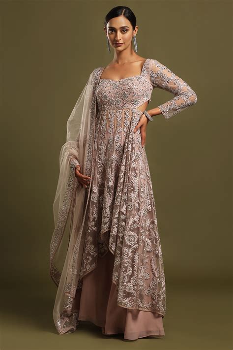 Designer Salwar Kameez Printed Salwar Suits Sharara Sets