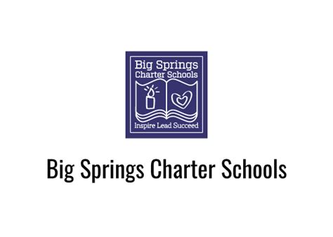 Now Enrolling Grades K 12 Enrollment Big Springs Charter Schools