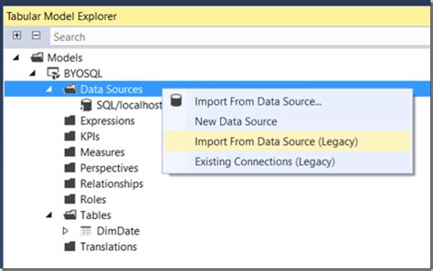 Chris Webbs Bi Blog Using Your Own Sql Queries For Tables With Modern