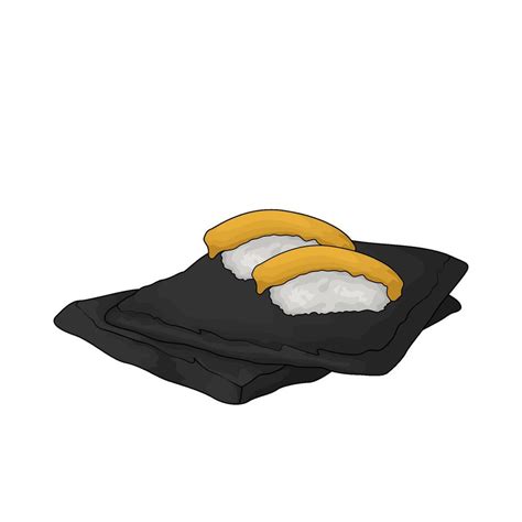 Illustration Of Japanese Tamago Sushi 62148839 Vector Art At Vecteezy