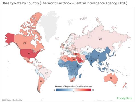 Obesity Rate By Country Rmapporn