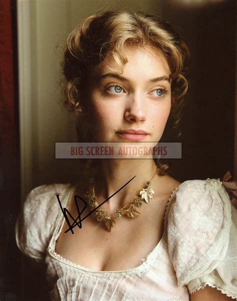 Imogen Poots K Big Screen Autographs