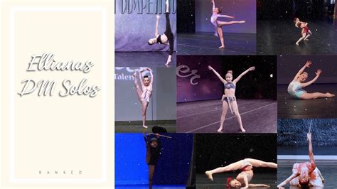 Ellianas Dance Moms Solos Ranked Youtube