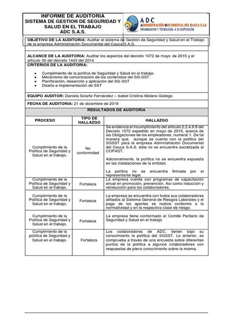 Plan De Auditoría Sst Tutorial Completa Para La Seguridad Laboral