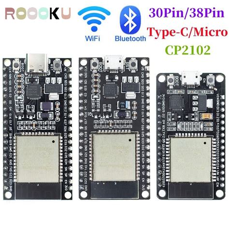 bo mạch phát triển roooku esp32 esp 32s bộ xử lý vi điều khiển wifi bluetooth chế độ kép esp