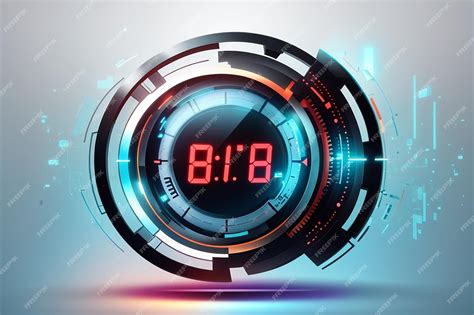 premium ai image abstract futuristic technology background with