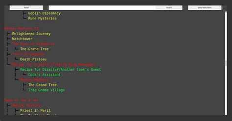 Osrs Interactive Quest Tree Album On Imgur