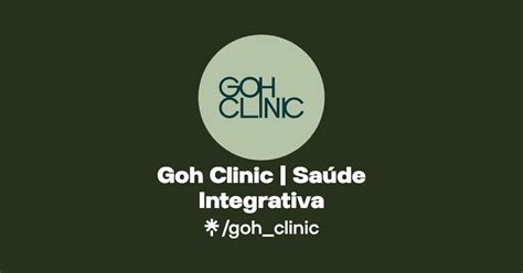 Goh Clinic Saúde Integrativa Instagram Linktree