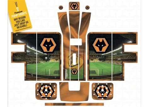 Wolverhampton Wanderers Fc Border Panels Pd Machine Premium Pump Wraps